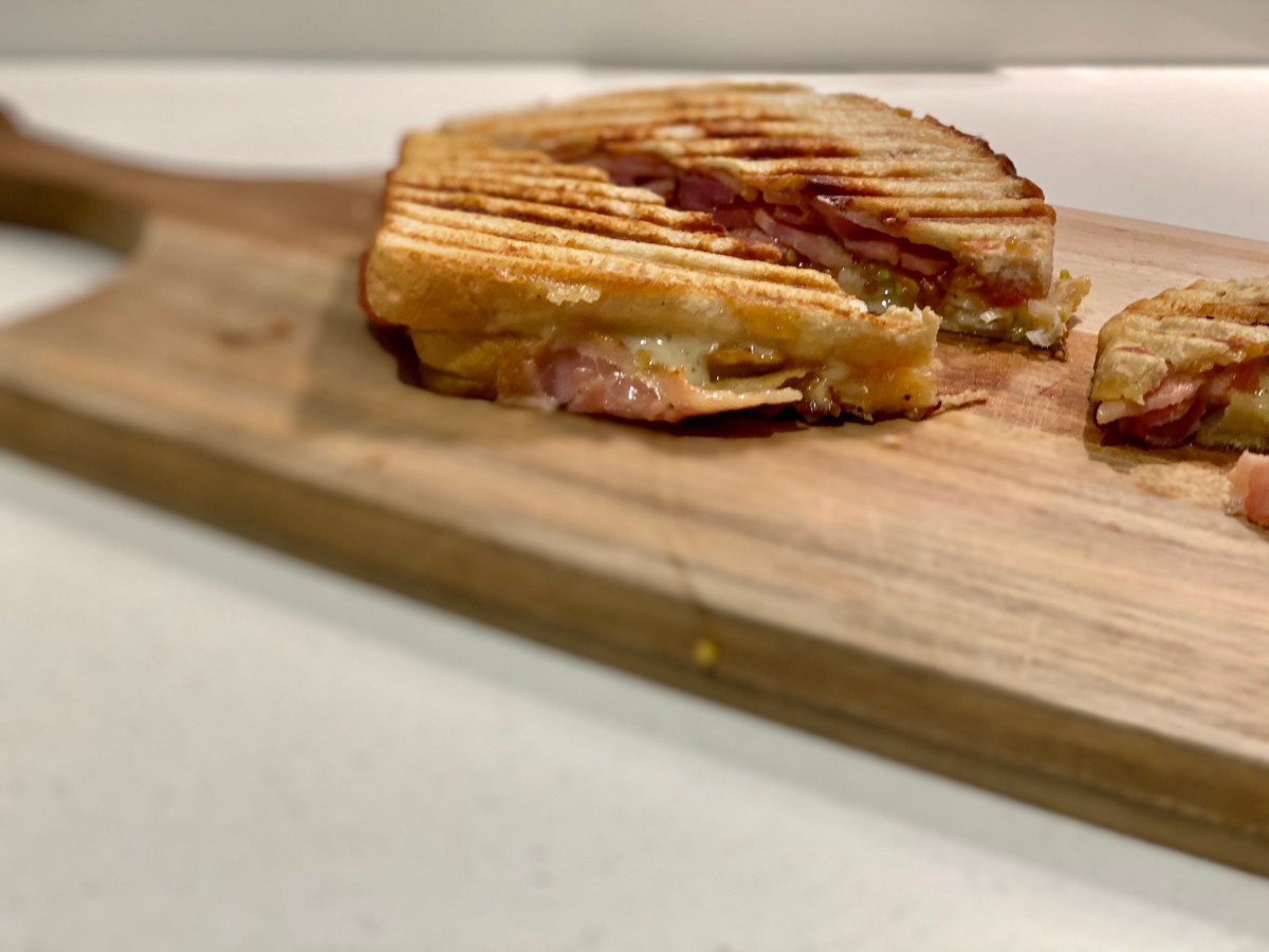 Bacon, Tomato, Comté, Cheddar, Spring Onion and Pickled Mustard Seeds ...