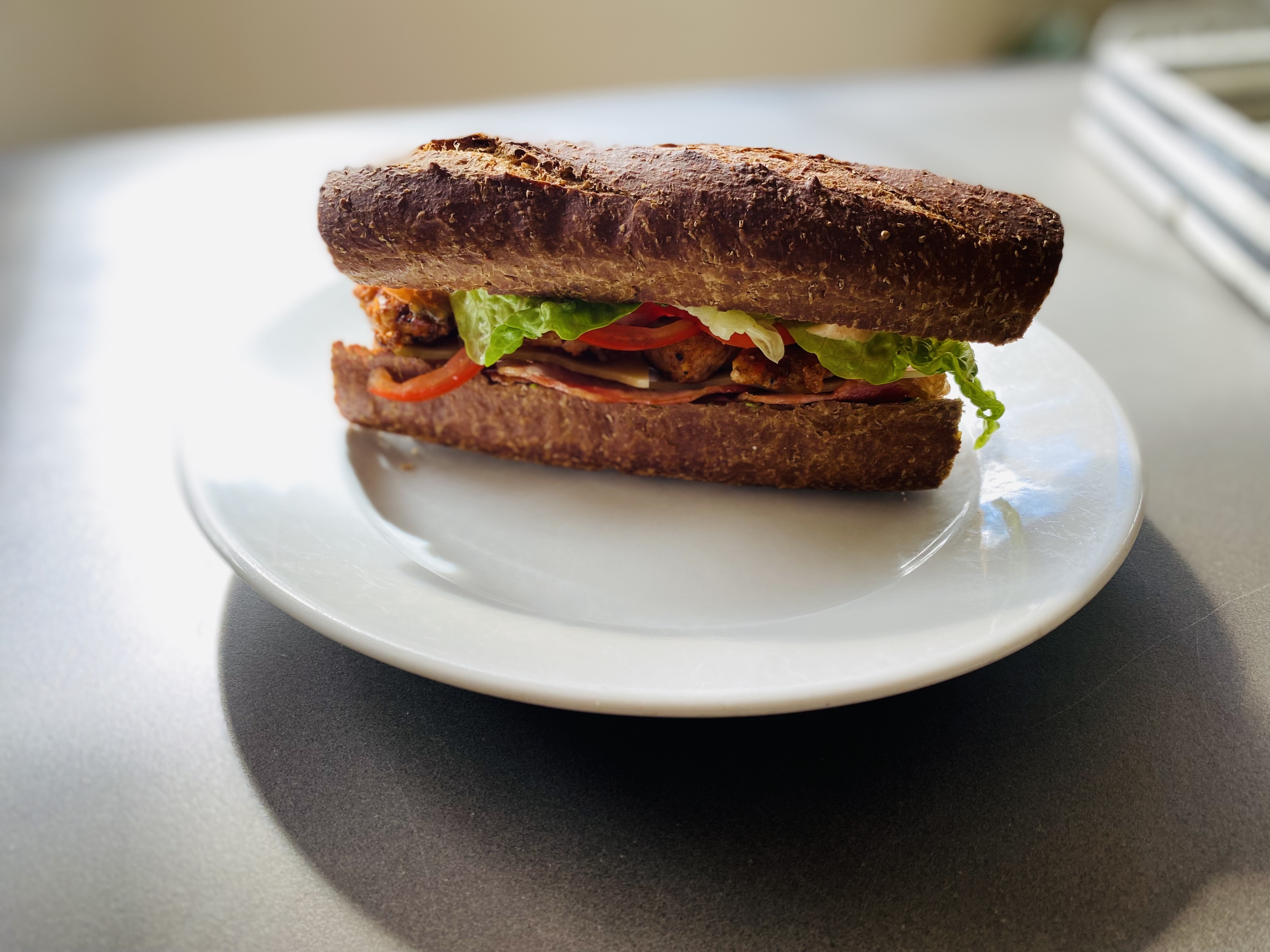 Nando’s Peri Peri Chicken LOADED Burger – with thanks to RecipeTinEats ...